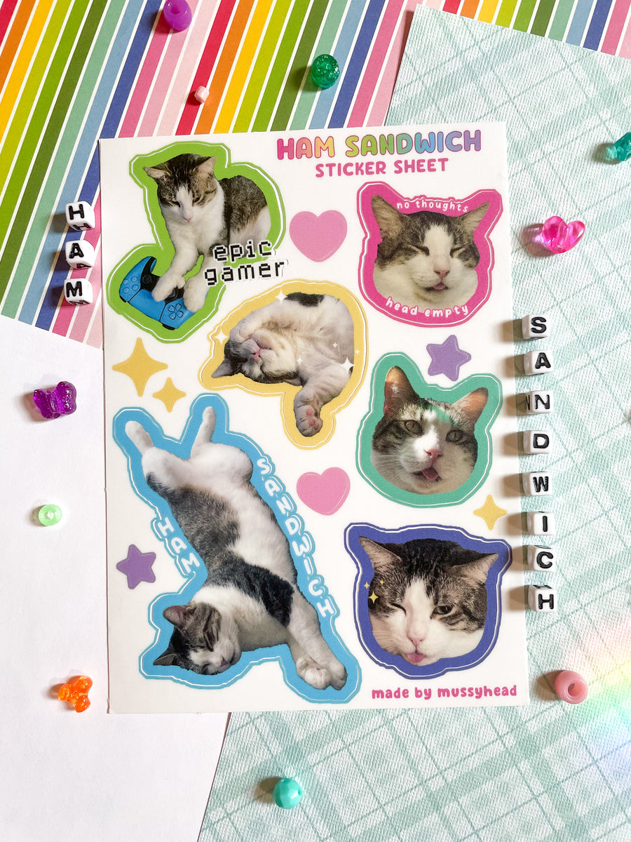 Ham Sandwich Sticker Sheet – mussyhead