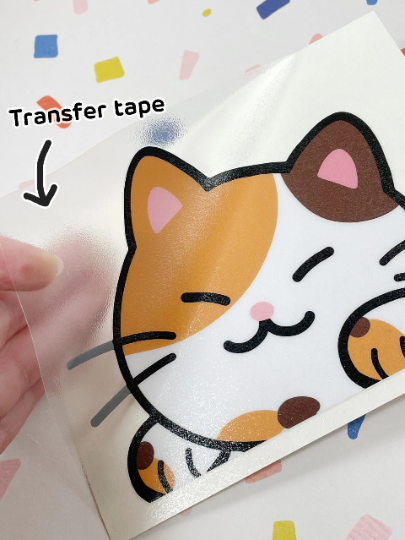 White Bunny Peeker Sticker – mussyhead